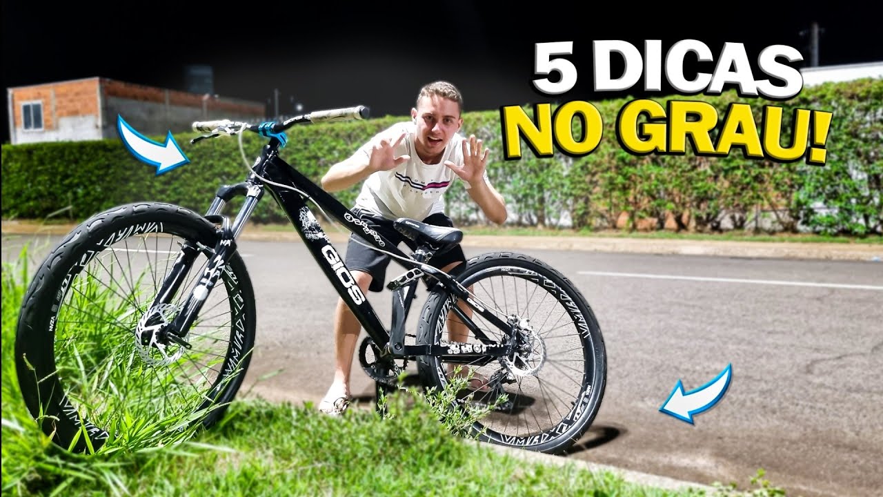 TOP 5 DICAS PARA APRENDER GRAU DE BIKE!!!! *Aula de grau* 🤯😱 - YouTube