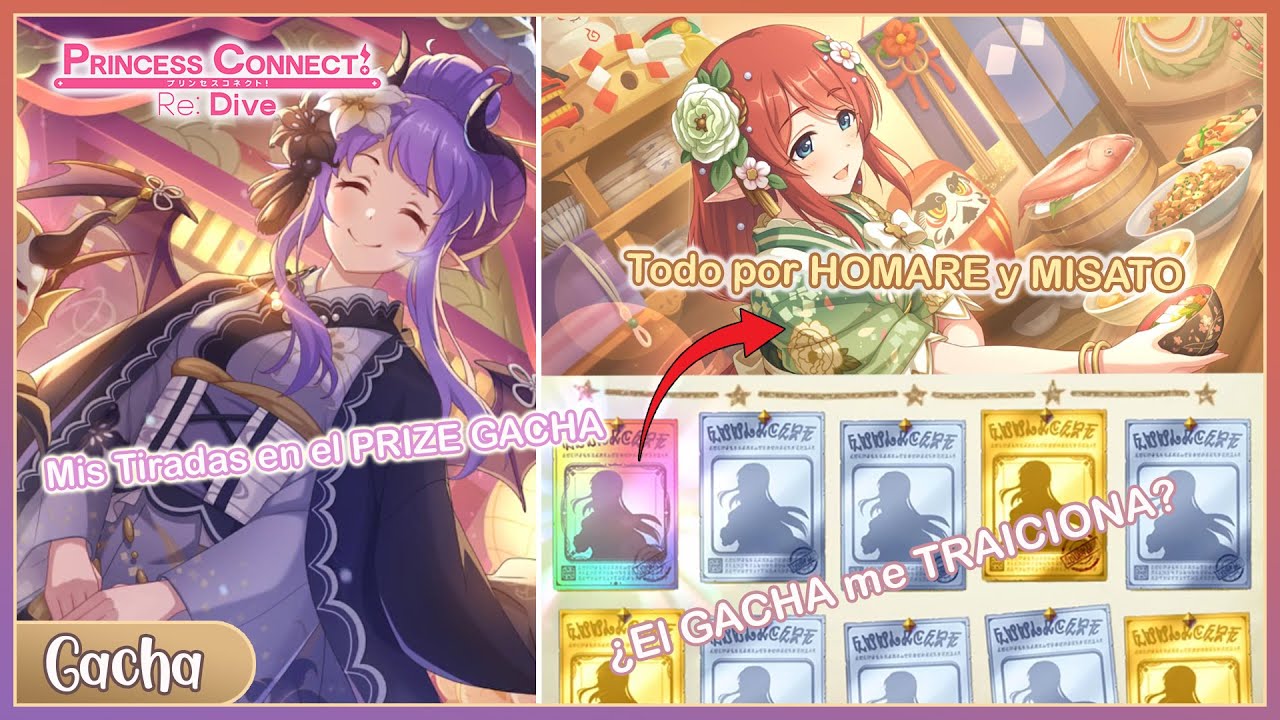 ¿El GACHA me TRAICIONA? 😅 - Tirando todo por HOMARE y MISATO New Year 🤑 ...