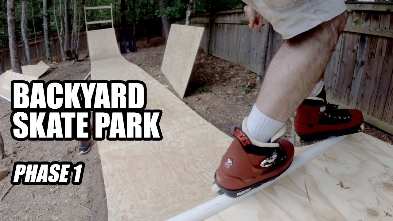 Building a Backyard Skate Park - Phase 1 - YouTube