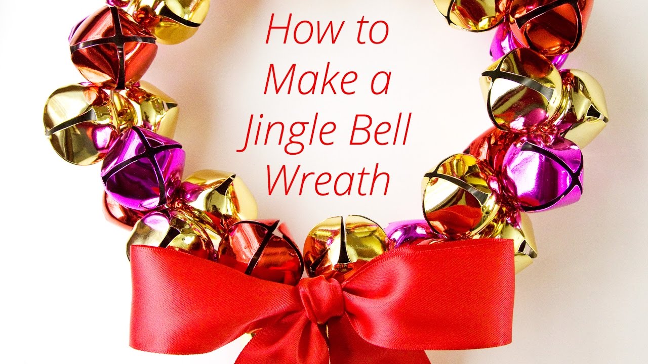 How to Make a Jingle Bell Wreath - YouTube