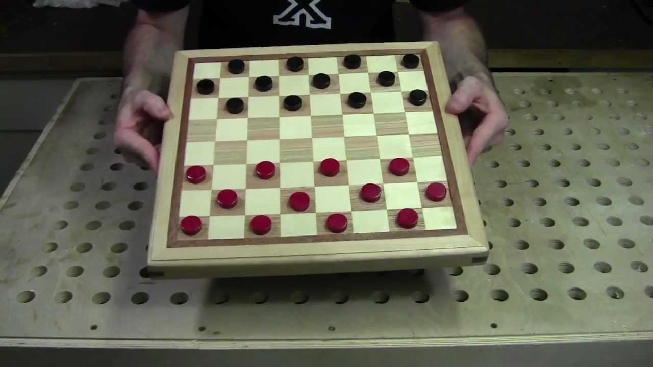 Woodworking - 2 sided game / message board Part 1 - YouTube