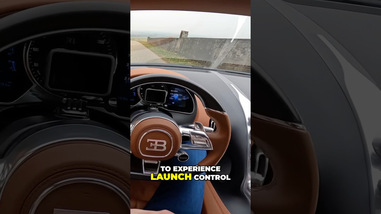 Launch control Bugatti Chiron Super Sport - YouTube