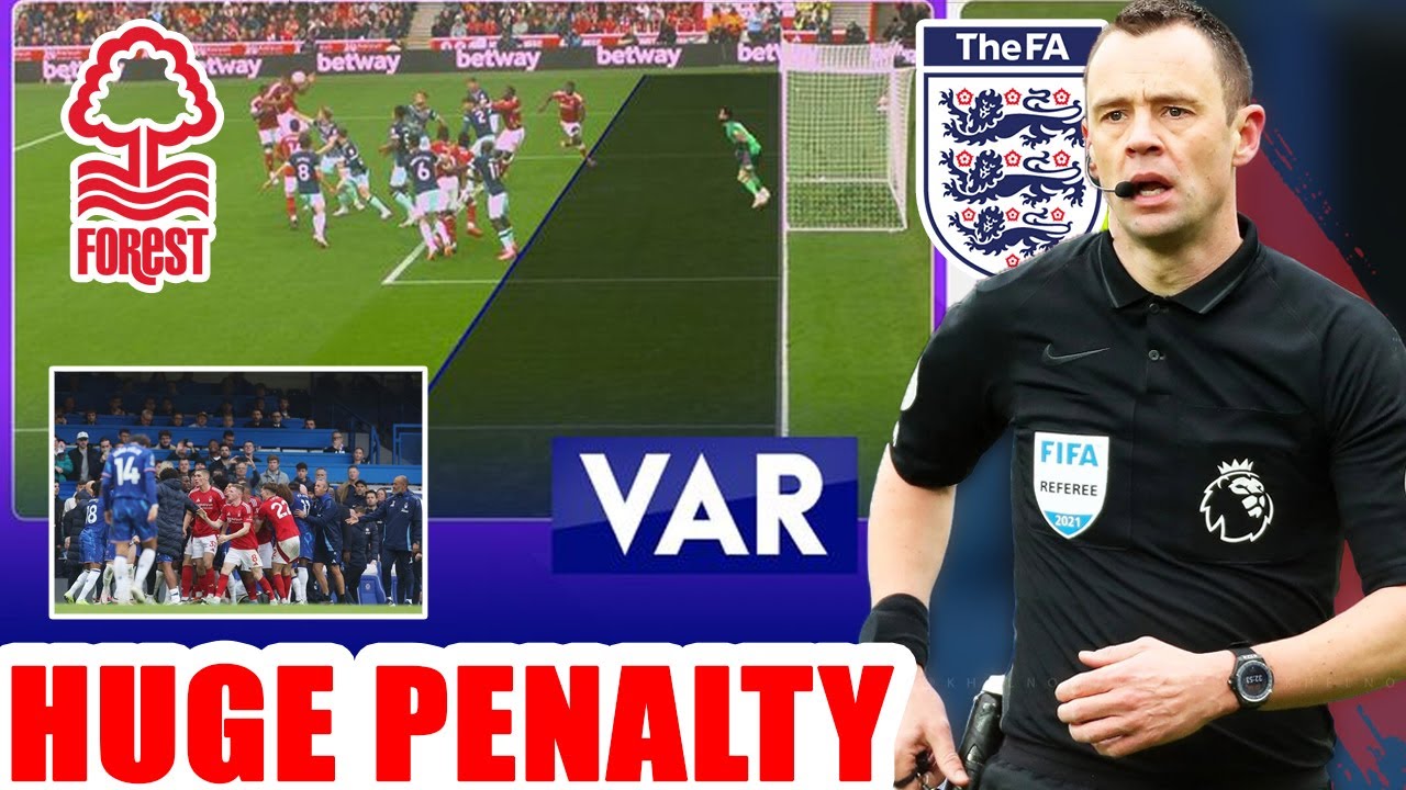 SHOCKING! Nottingham Forest hit with HUGE fine for overreacting to VAR ...