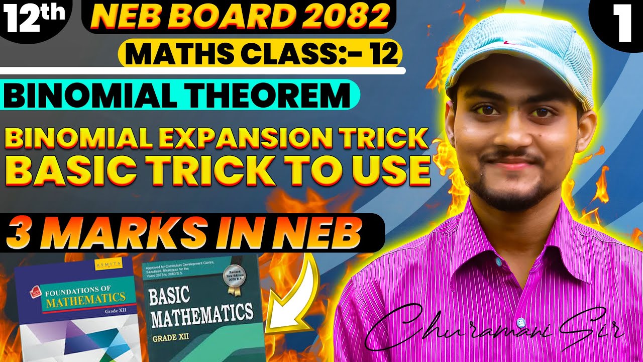 Binomial Theorem Class 12 || Part 01 | Theorem, Expansion Trick || # ...