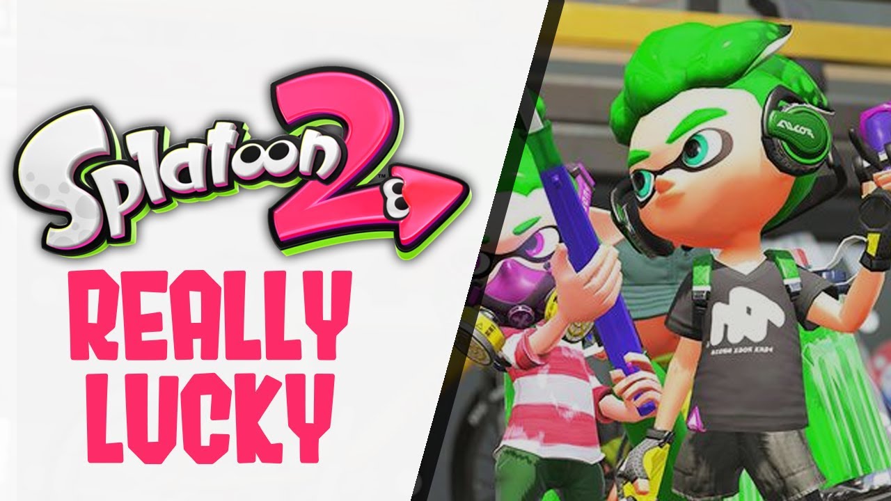 HOW DID I GET SO LUCKY | Splatoon 2 - Funny Moments - YouTube
