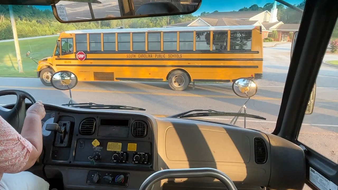 Sc School Bus Ride Along 8/2/23 - YouTube