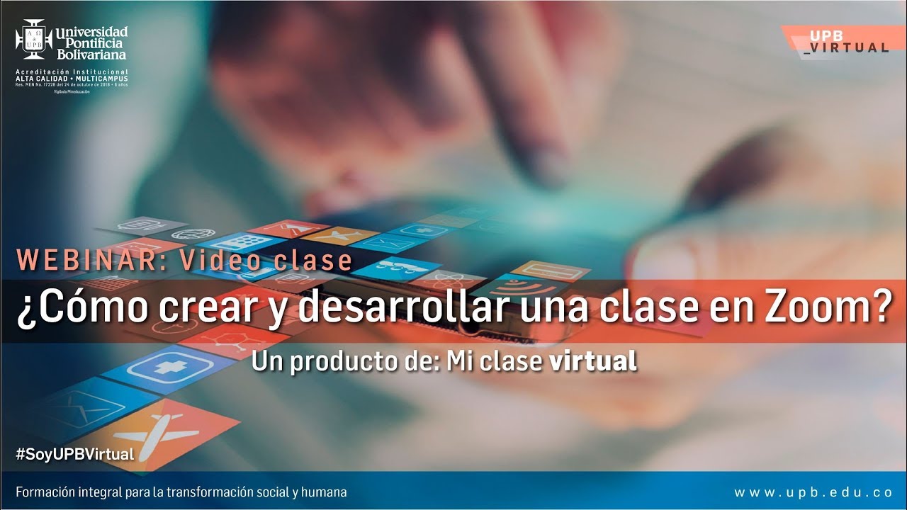 Webinar: Mi clase virtual en Zoom - YouTube