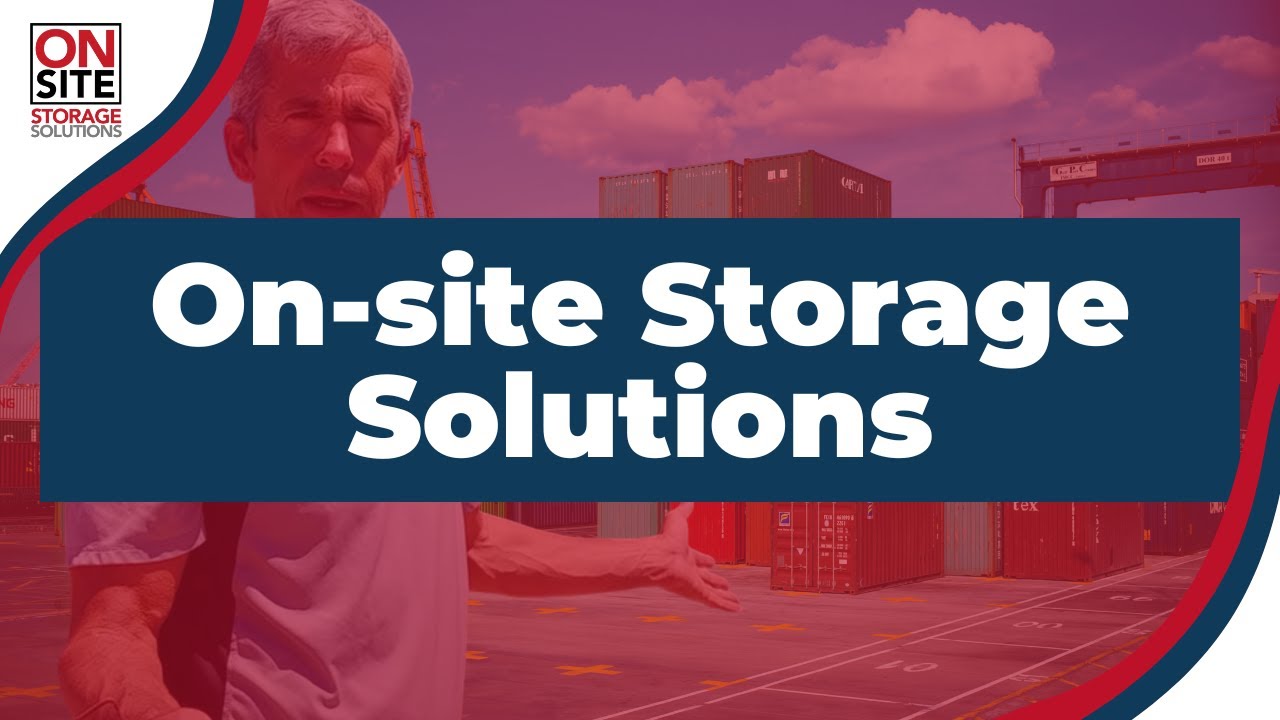 Onsite Storage Solutions Shipping Containers Made Easy! - YouTube
