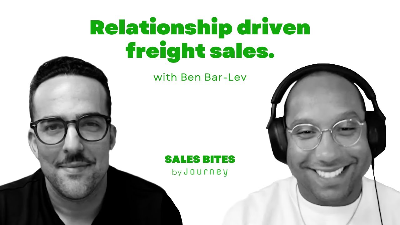 Episode 34: Ben Bar-Lev, Relationship Driven Freight Sales - YouTube