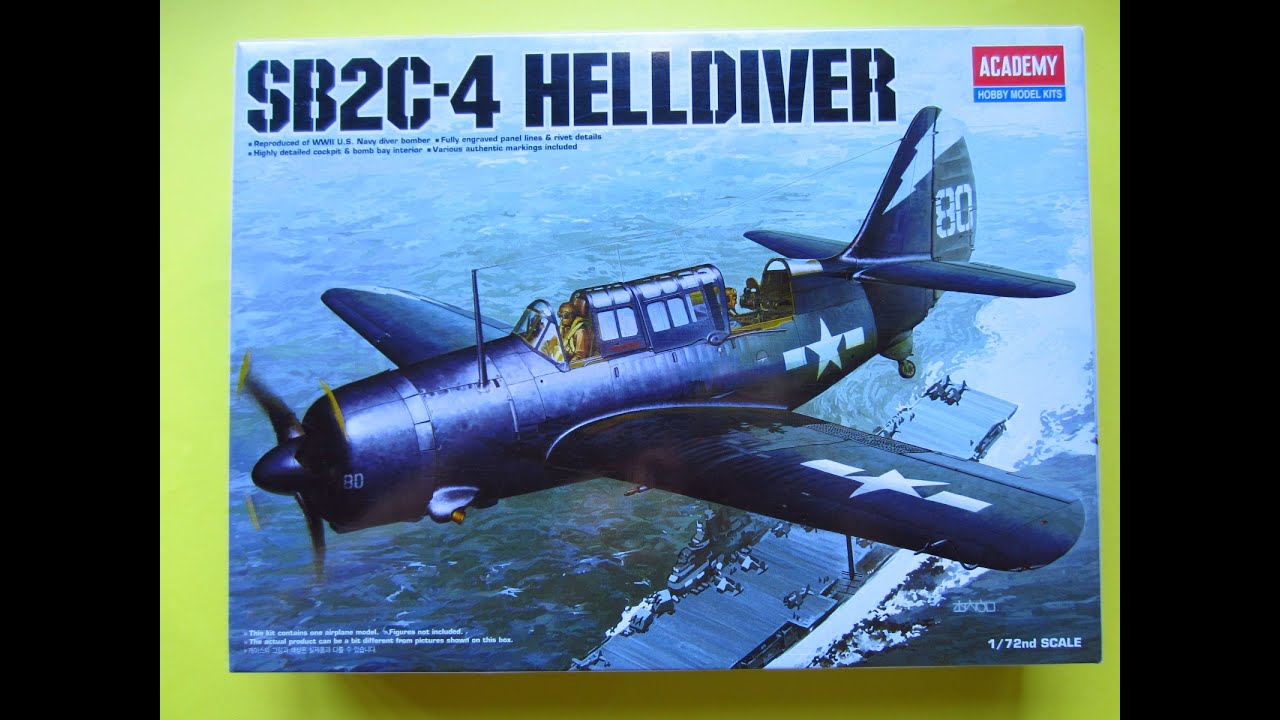 Academy 1/72nd Curtiss SB2C-4 Helldiver. - YouTube