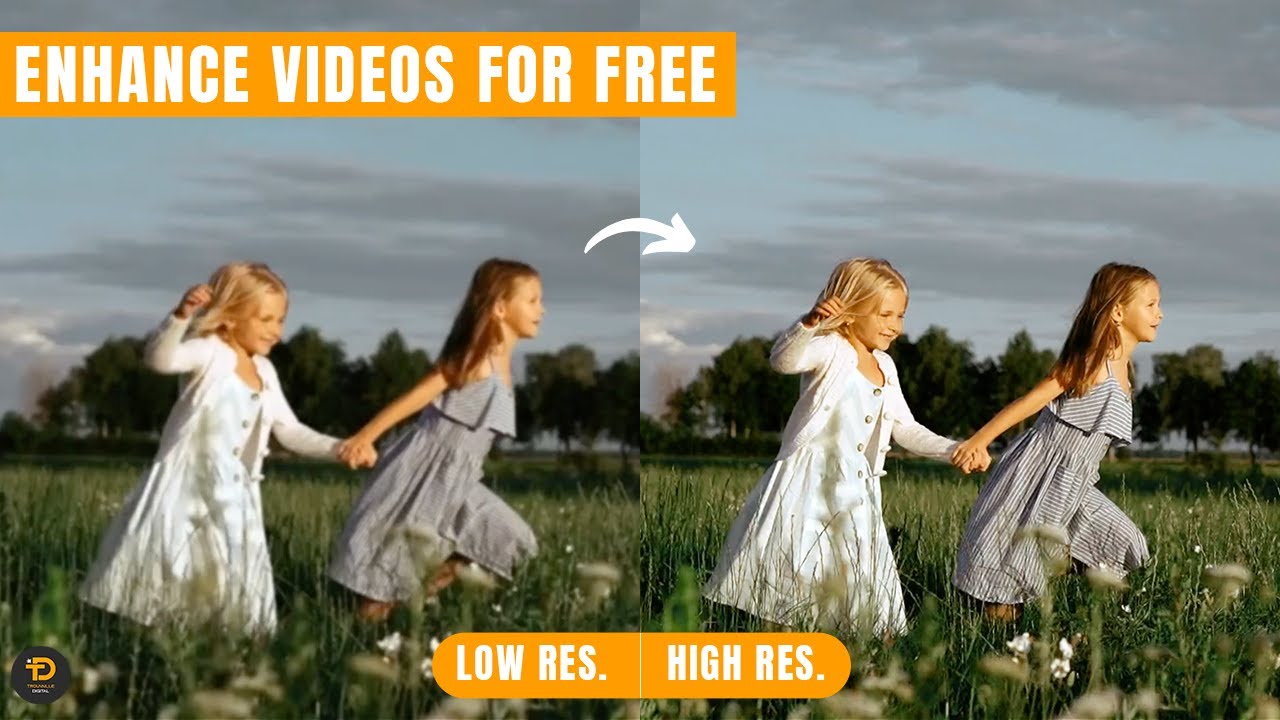 Enhance Video Quality For Free | How To Increase Video Quality Using AI ...