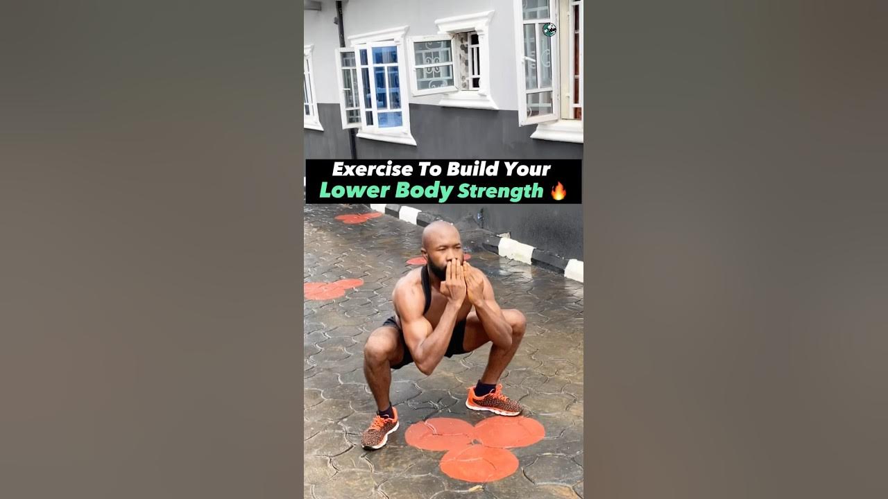 Exercise To Build Lower Body Strength🔥 Lowerbodyworkout Noequipmentworkout