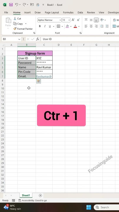 Excel Colon Number Format Trick! ⏱️ | Time Format in Seconds ⌛ #focusinguide #short - YouTube