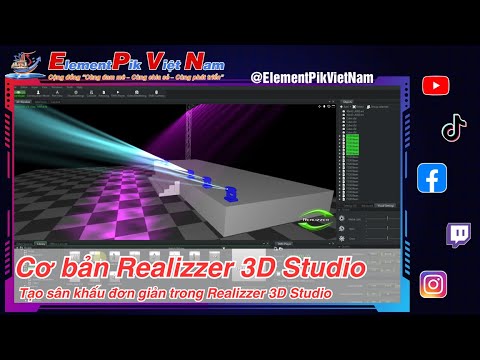 Tạo sân khấu đơn giản trong Realizzer 3D Studio [ElementPik.com] - YouTube