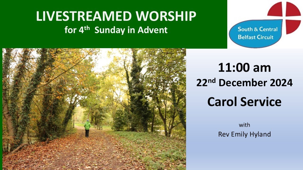 Carol Service for 4th Sunday of Advent, 22nd December 2024 - YouTube
