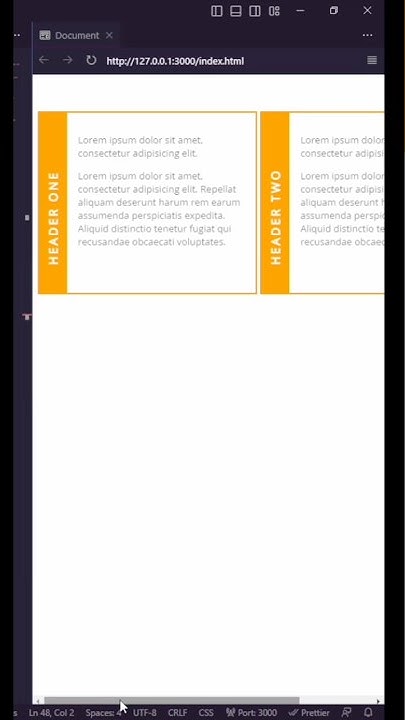 html css text rotation #shorts - YouTube