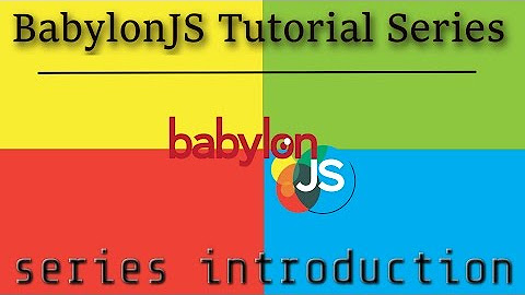 BabylonJS Game Engine Tutorial Series - YouTube