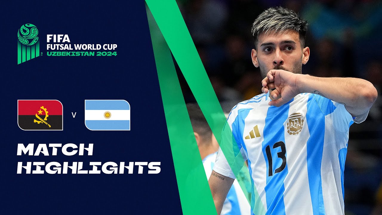 HIGHLIGHTS: Angola v Argentina | FIFA Futsal World Cup Uzbekistan 2024 ...