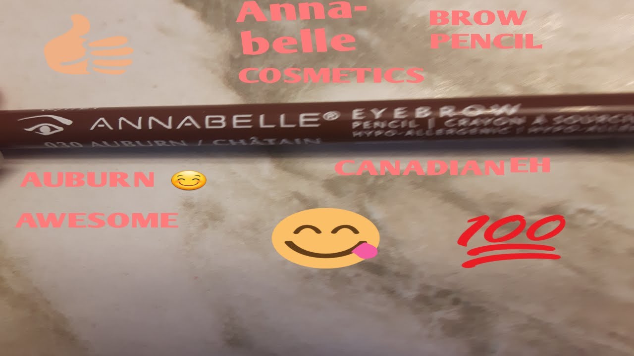 Annabelle Cosmetics Eyebrow Pencil Review + Demo - YouTube