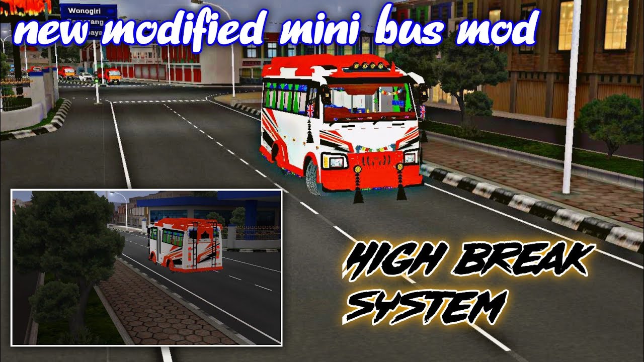 😍NEW MODIFIED MINI BUS MOD for #bus simulator Indonesia... - YouTube