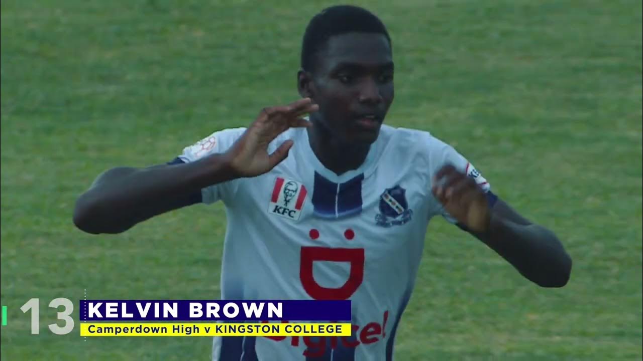 Kelvin Brown finish for Kingston College vs Camperdown is the SBF Goal of the week for Week 2 ...