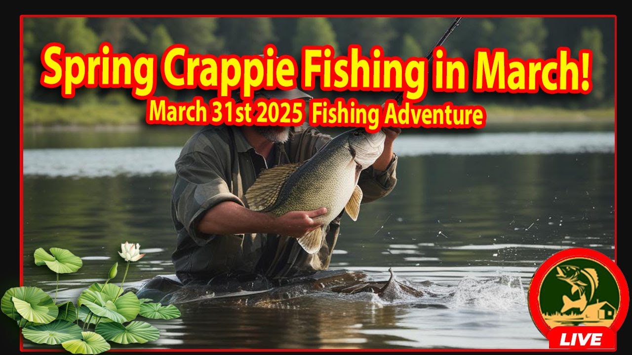 🎣 Spring Crappie Fishing in March! Live Lake Action & Big Catches! 🐟🔥 ...