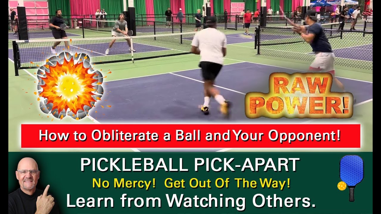 Pickleball! The Power Game Rules! No Time To Play Around! Learn By ...