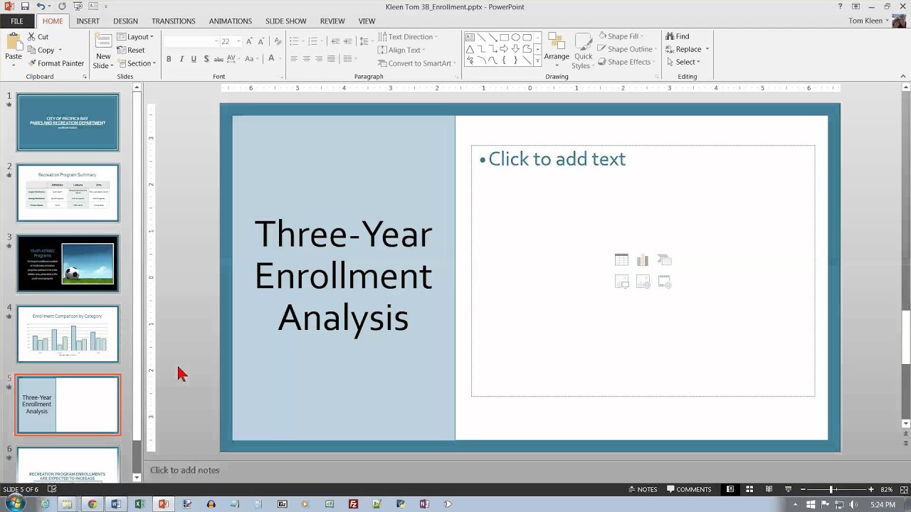 PowerPoint 2013, Go! Project 3B, part 2 of 2 - YouTube