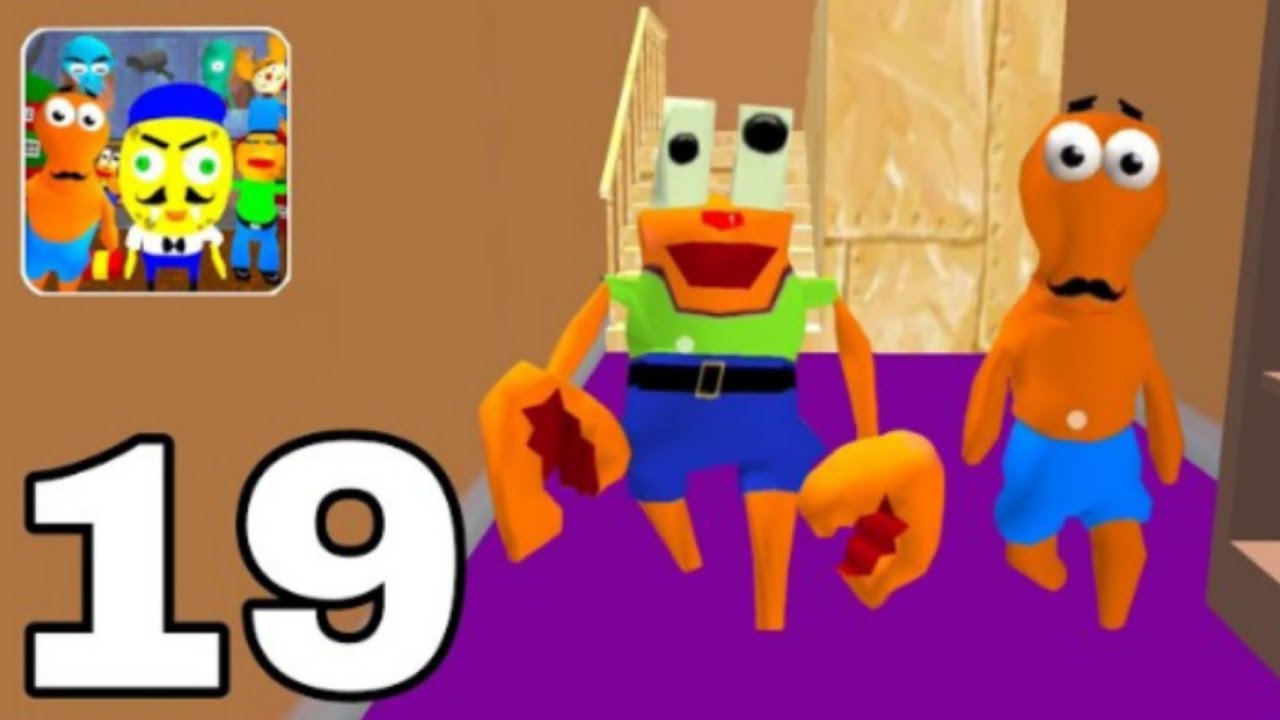 Sponge Neighbor Escape 3D New Update Gameplay Level 19 - YouTube