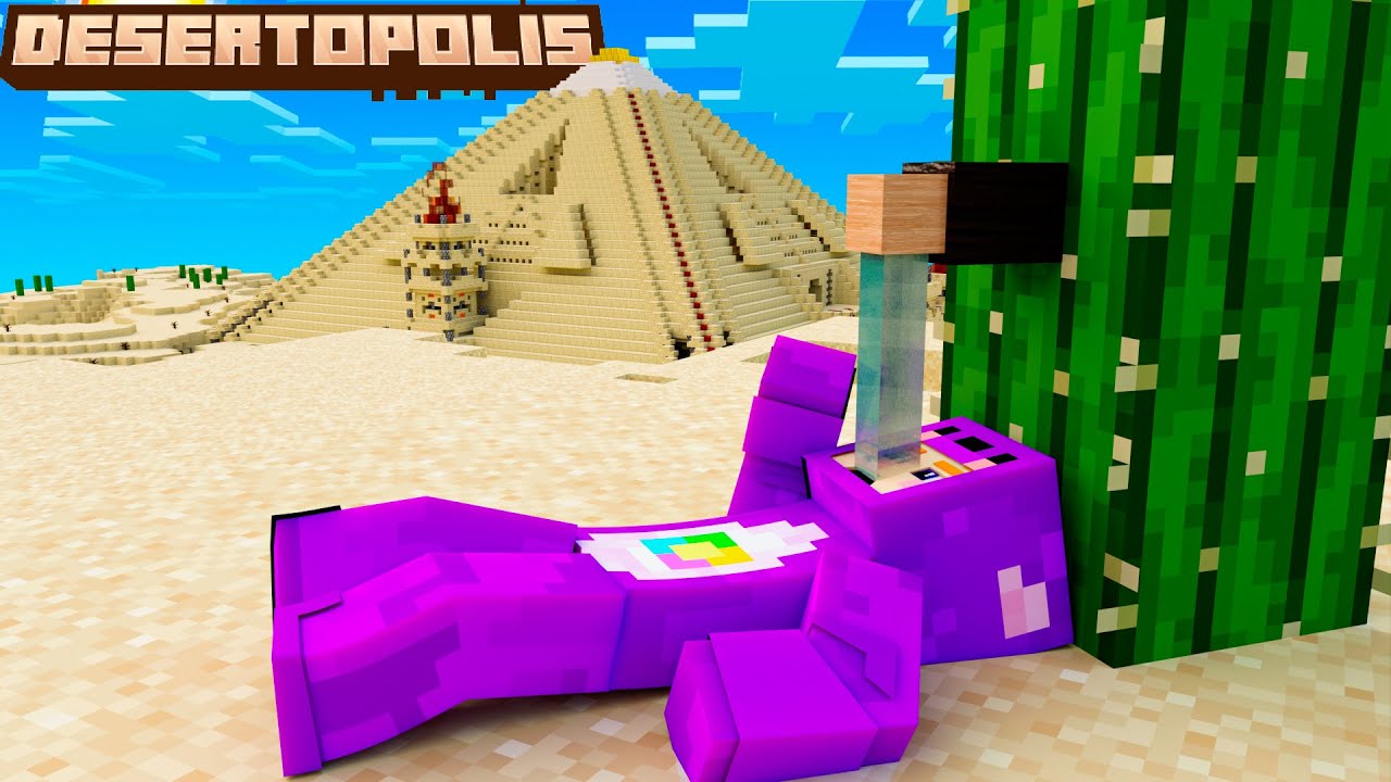 Minecraft pero, SOBREVIVIENDO en el DESIERTO #2 - SURVIVAL con MODS ...