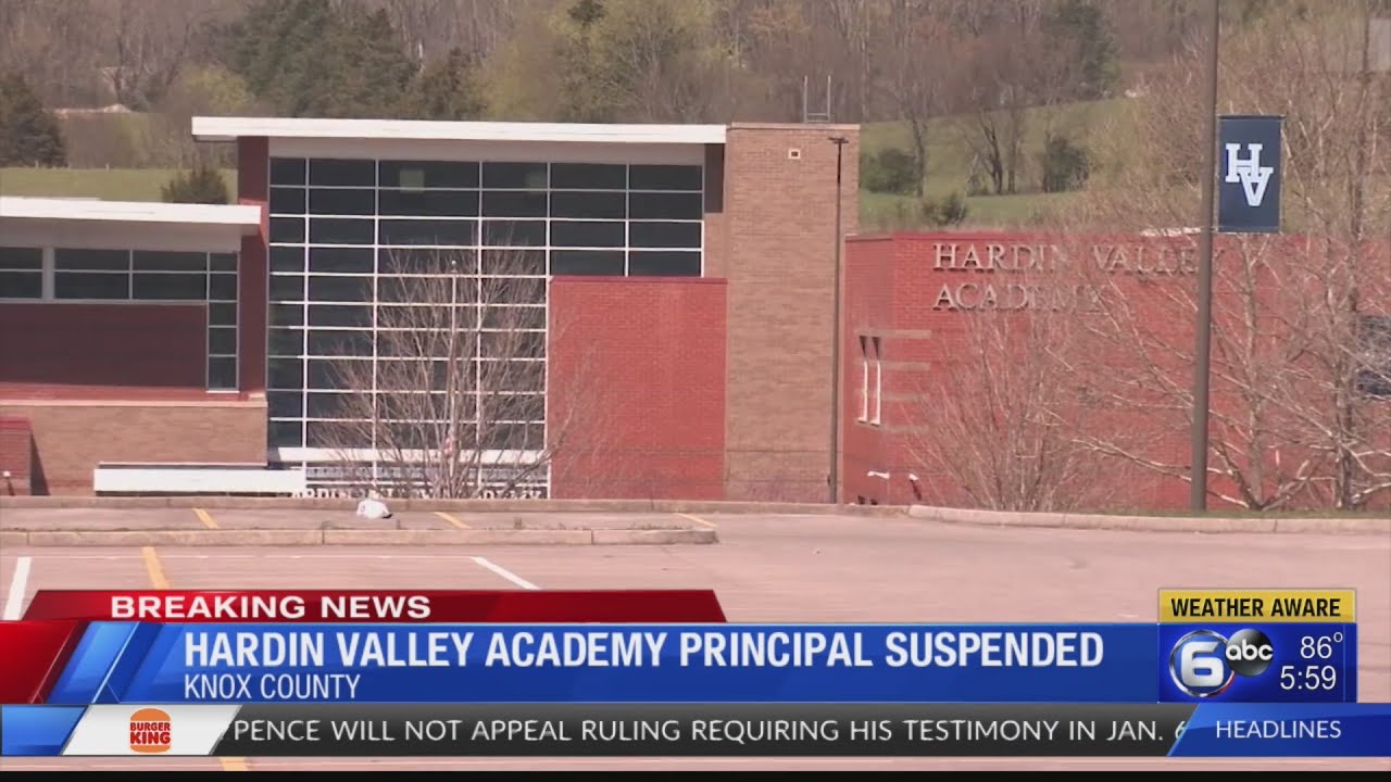 Hardin Valley Academy principal suspended - YouTube