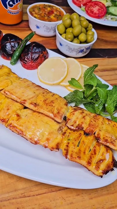 جوجه برگ کره ای😍😋😍کباب جوجه برگ کوبیده تهران شیشلیک کره شیشلیک غذا رستوران Youtube