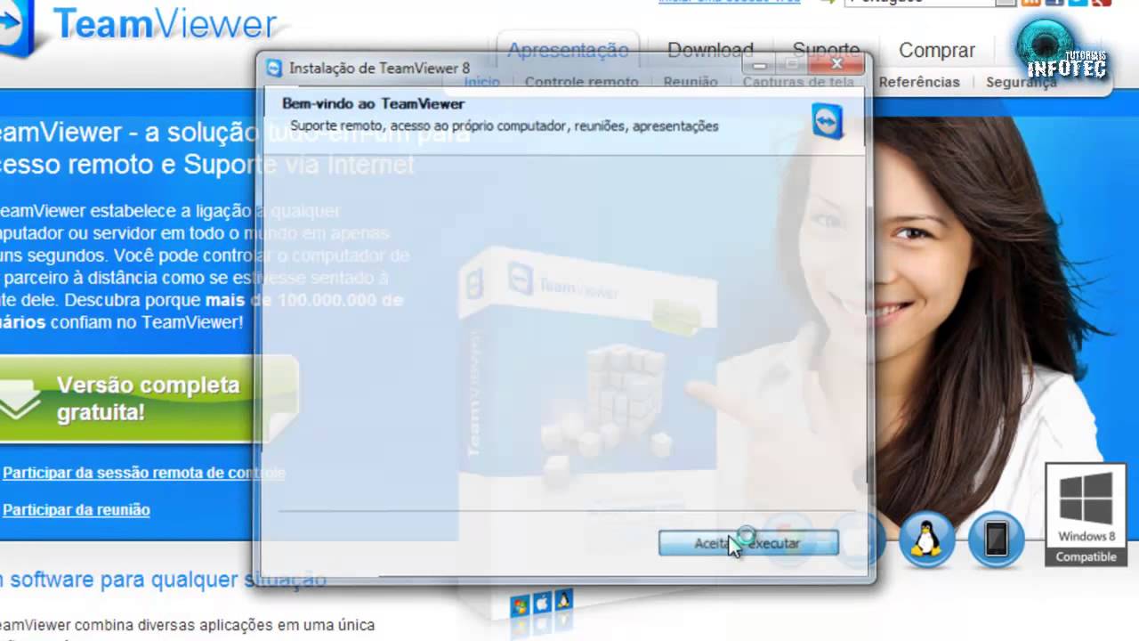 Como Funciona e Como Instalar o Team Viwer. - YouTube