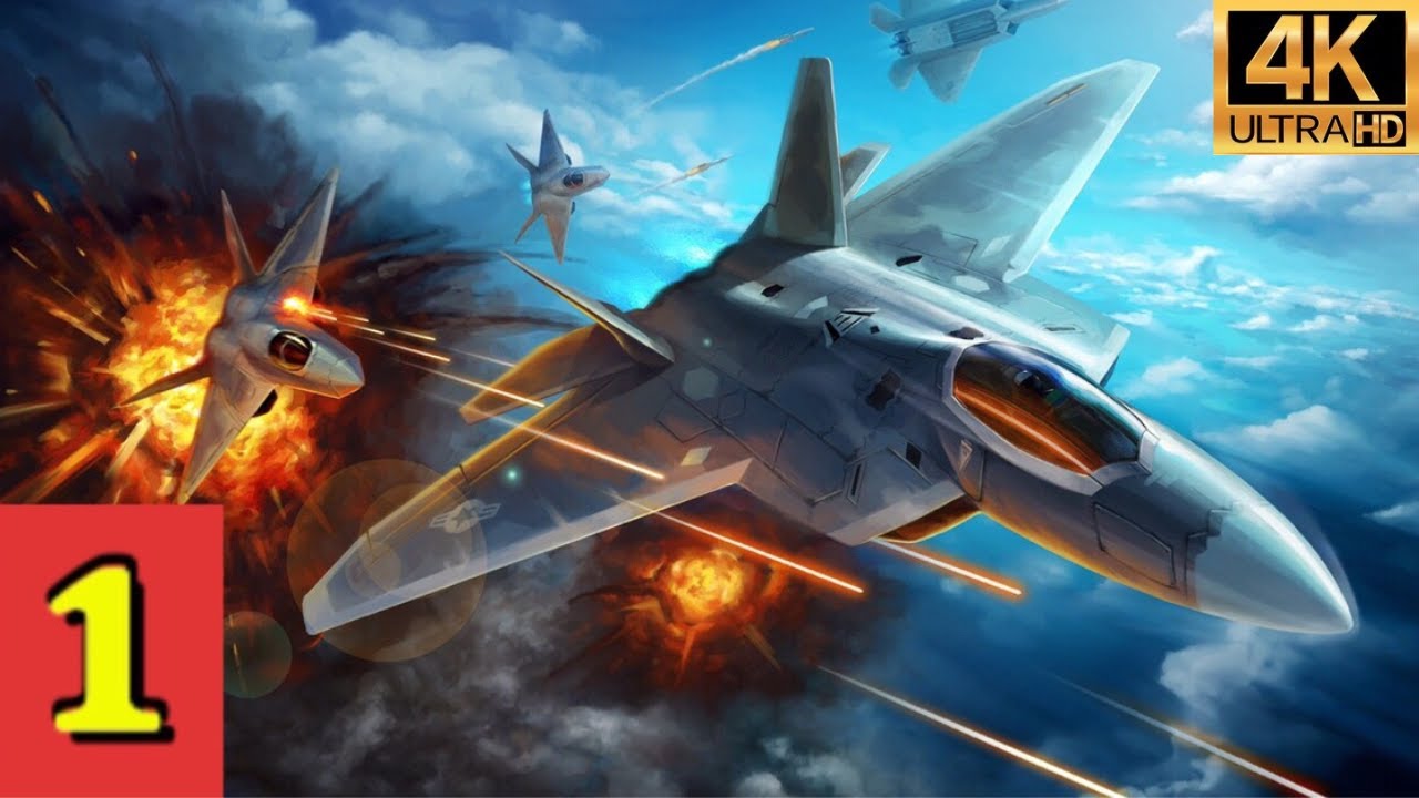 Air Combat OL : Fighter Jet War_(Part 1)_Mobile-Gameplay_|4K ULTRA HD ...