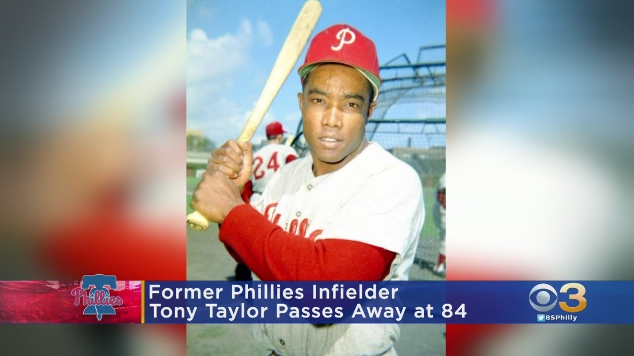 Former Phillies Infielder Tony Taylor Dies At 84 - YouTube
