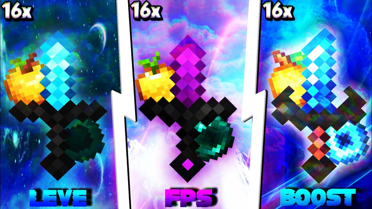 MELHORES TEXTURA 16X BONITAS FPS BOOST | MCPE - YouTube