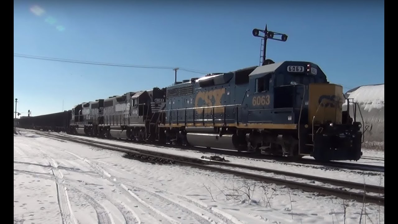 CSX 6063 GM50 on toledo sub NS GP38AC units to be interchanged with ...