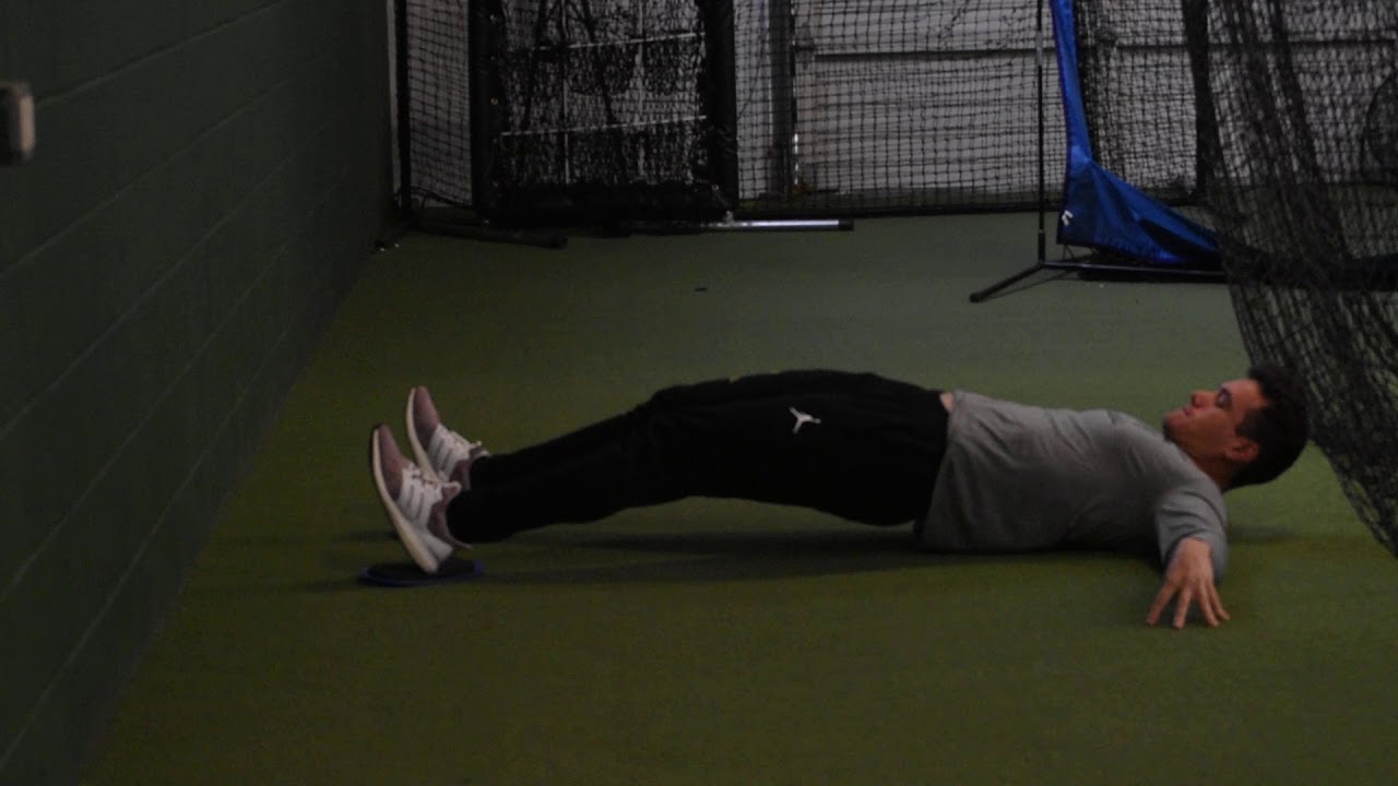 Hamstring Towel Slide - YouTube