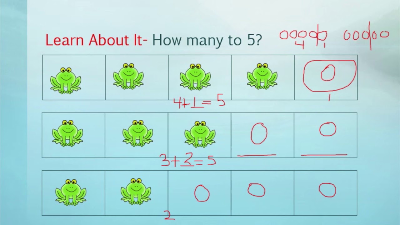 BCPS Teacher Lessons - Kindergarten Bridges Math 5-13-20 - YouTube