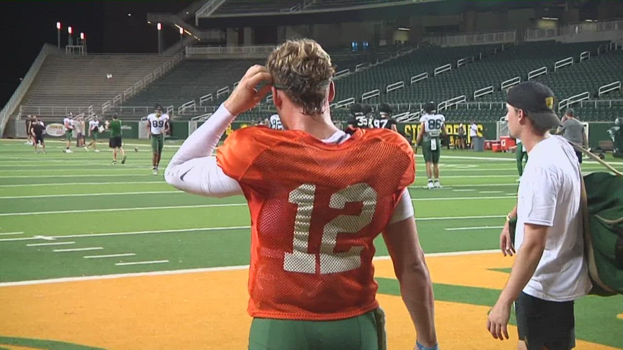 Passing game developing as planned at Baylor - YouTube