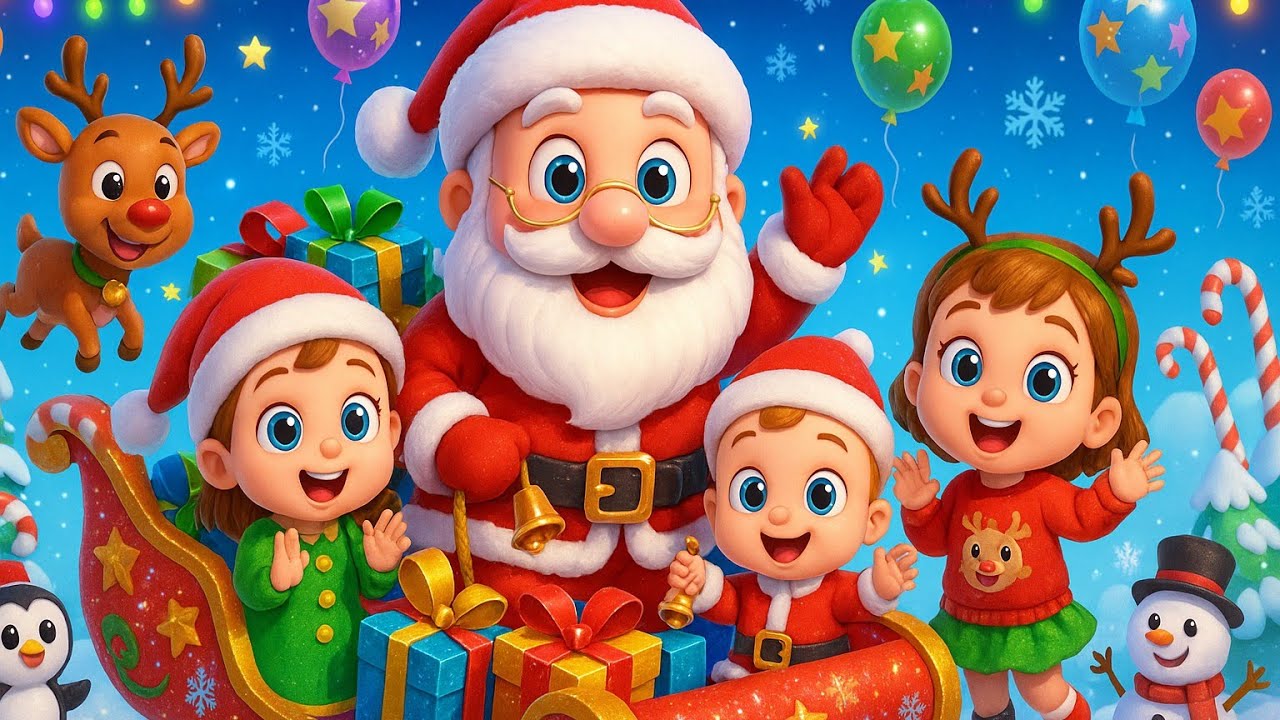 Deck the Halls | 🎅🎄 Fa-la-la, la, la, la! | Christmas Song & Carol for ...