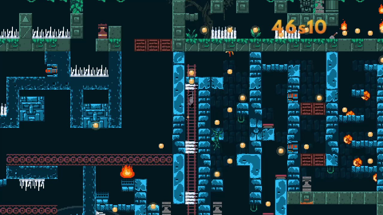 1 Screen Platformer - Speedrun Vez Normal 01:10:83 ! - YouTube