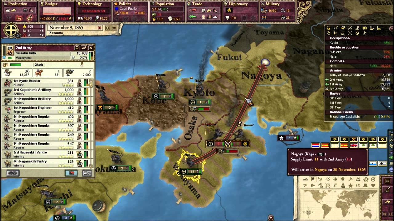 Let's Play Victoria 2 - AHD - Pop Demand Mod - Satsuma Clan/Japan ...