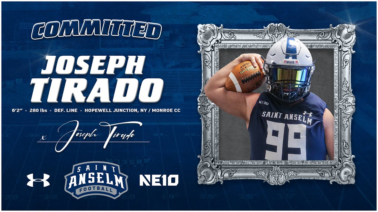 Joseph Tirado (Football) - 2023 National Signing Day - YouTube