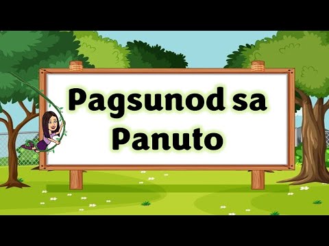 Pagsunod sa Panuto (1-4 na Hakbang) | Filipino | Teacher Beth Class TV ...