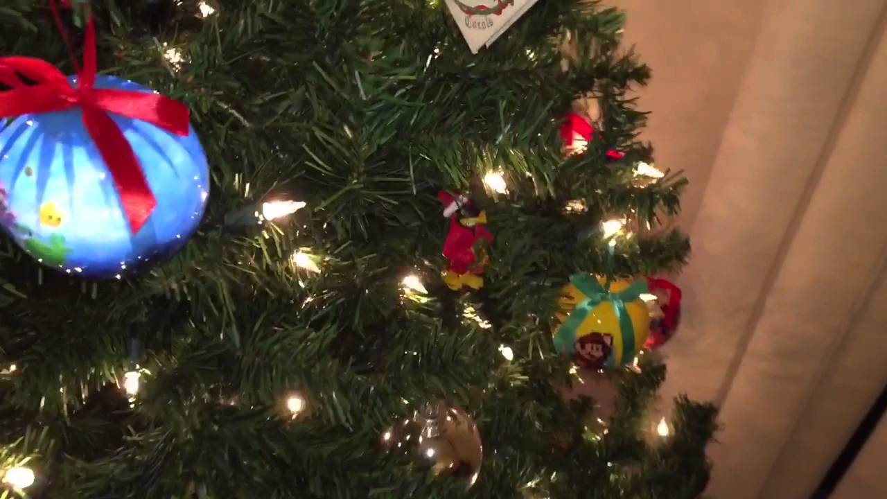 Our Video Game Christmas Tree 2015 - YouTube