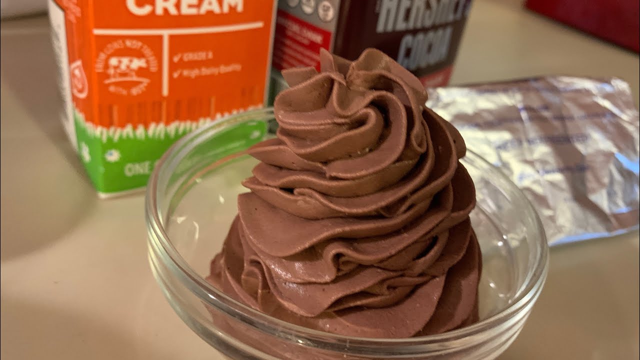 CHANTILLÍ DE CHOCOLATE CON QUESO CREMA (deliciosa!) - YouTube