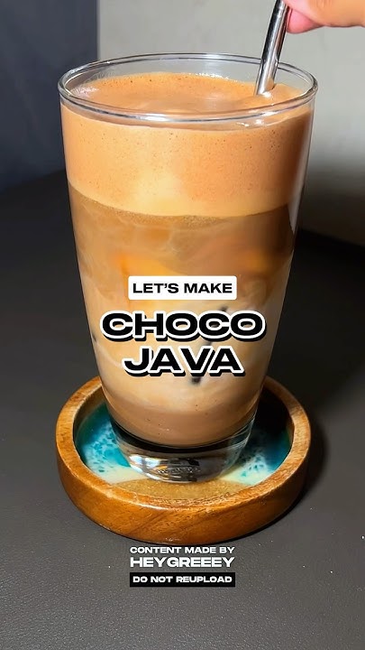 Cool down with my Iced Choco Java! #IcedChocoJava #ChocolateDrink # ...