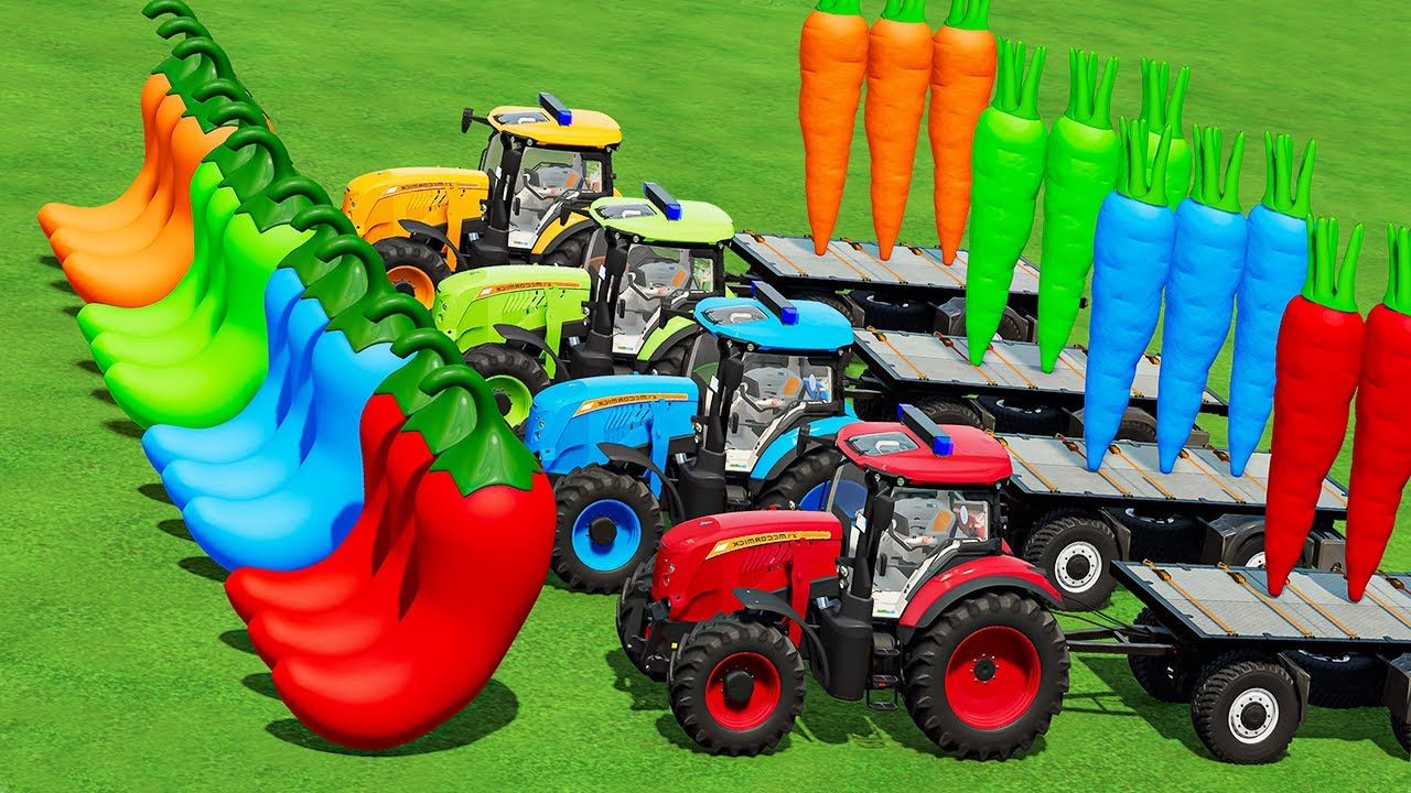 TRANSPORT and LOAD HOT PEPPER & GIANT CARROT WITH McCORMICK POLICE ...