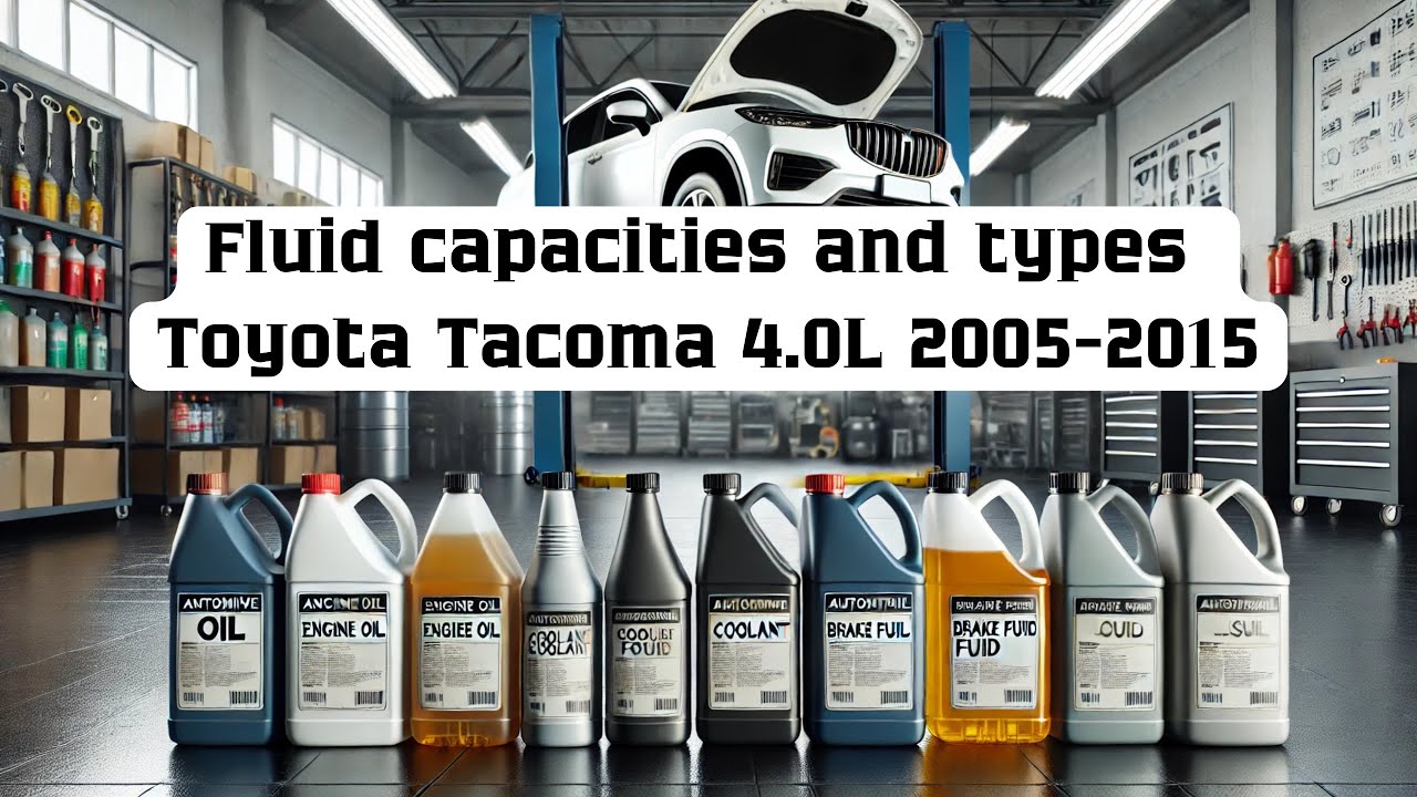 2003 Toyota Tacoma Oil Capacity